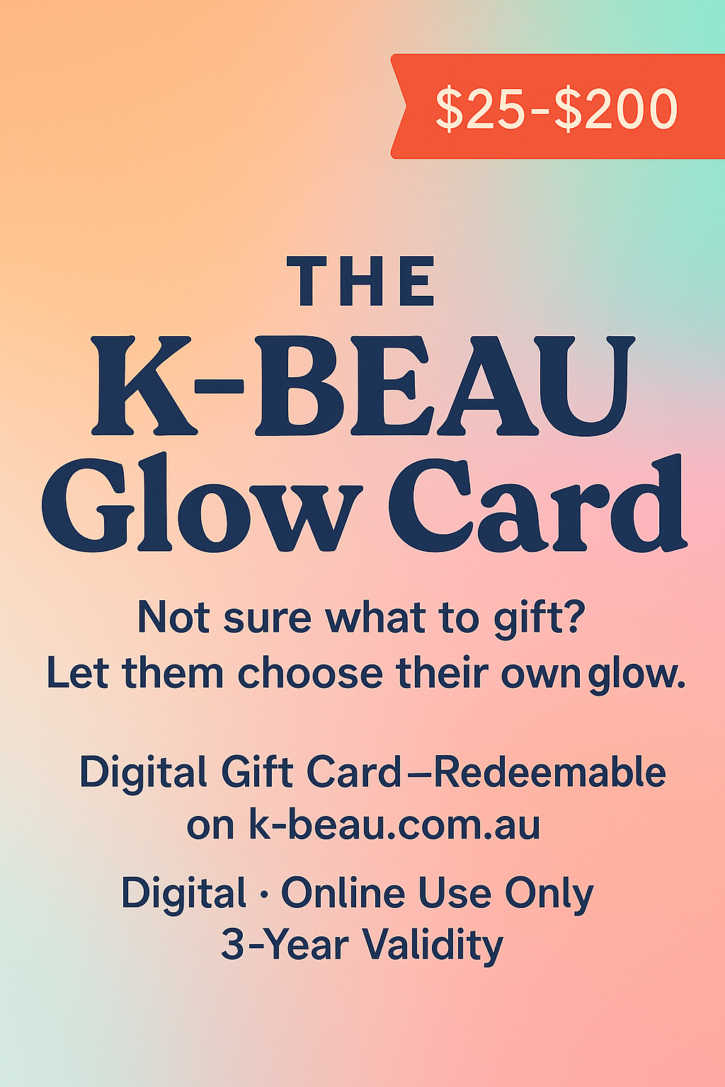 K-BEAU Gift Cards – Digital Korean Skincare Gift Cards Australia